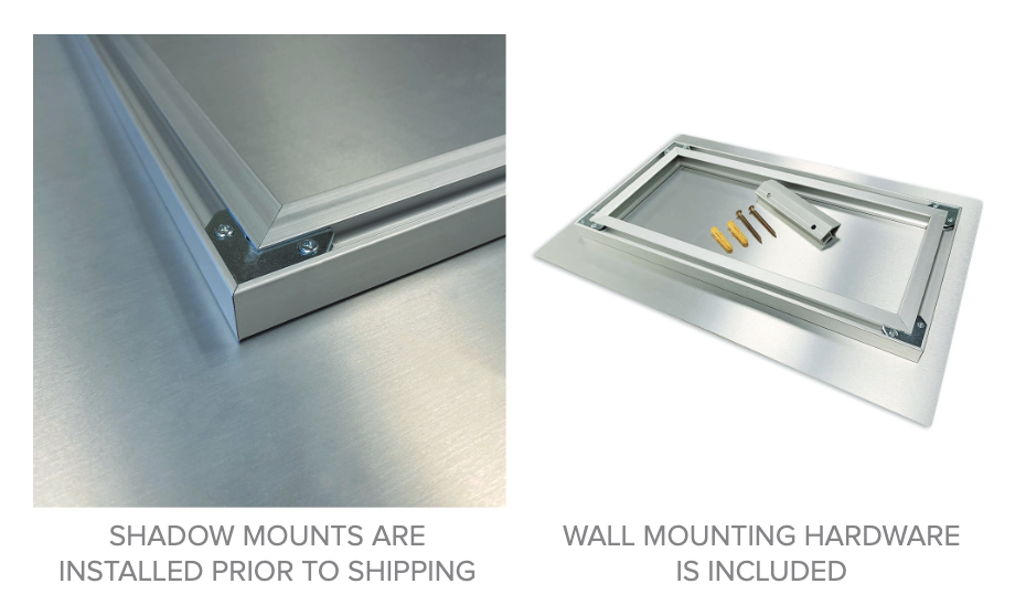 Custom Dye-Sublimated Aluminum Prints with Shadow Wall Mounts | Allegra